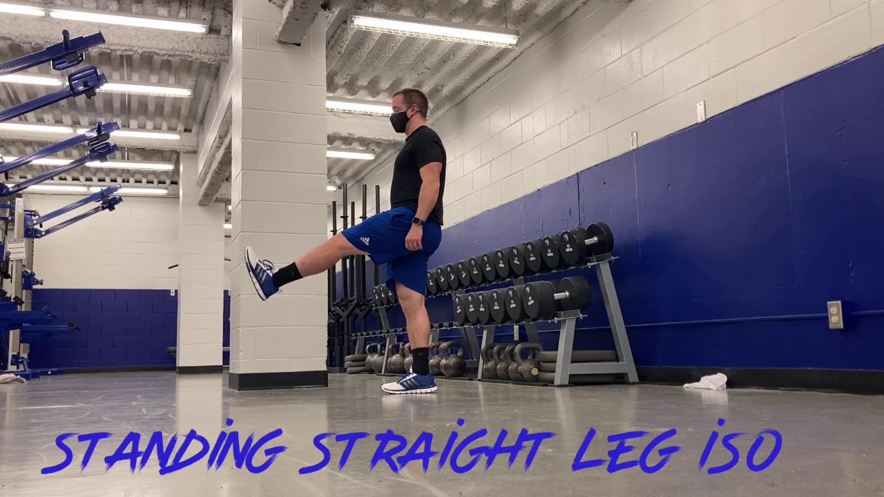 STANDING STRAIGHT LEG ISO - YouTube