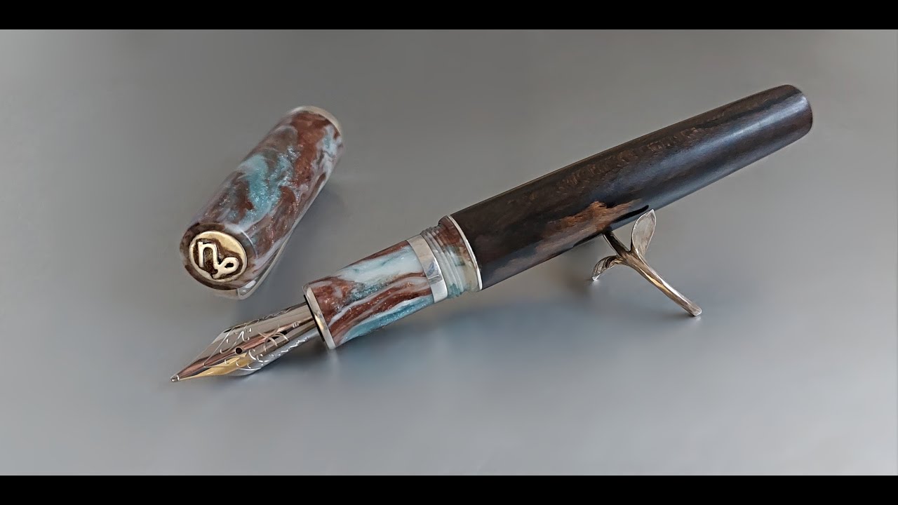 Custom Pen "Capricornus" / Garcia - Deschacht / Exclusive Custom Pens - YouTube
