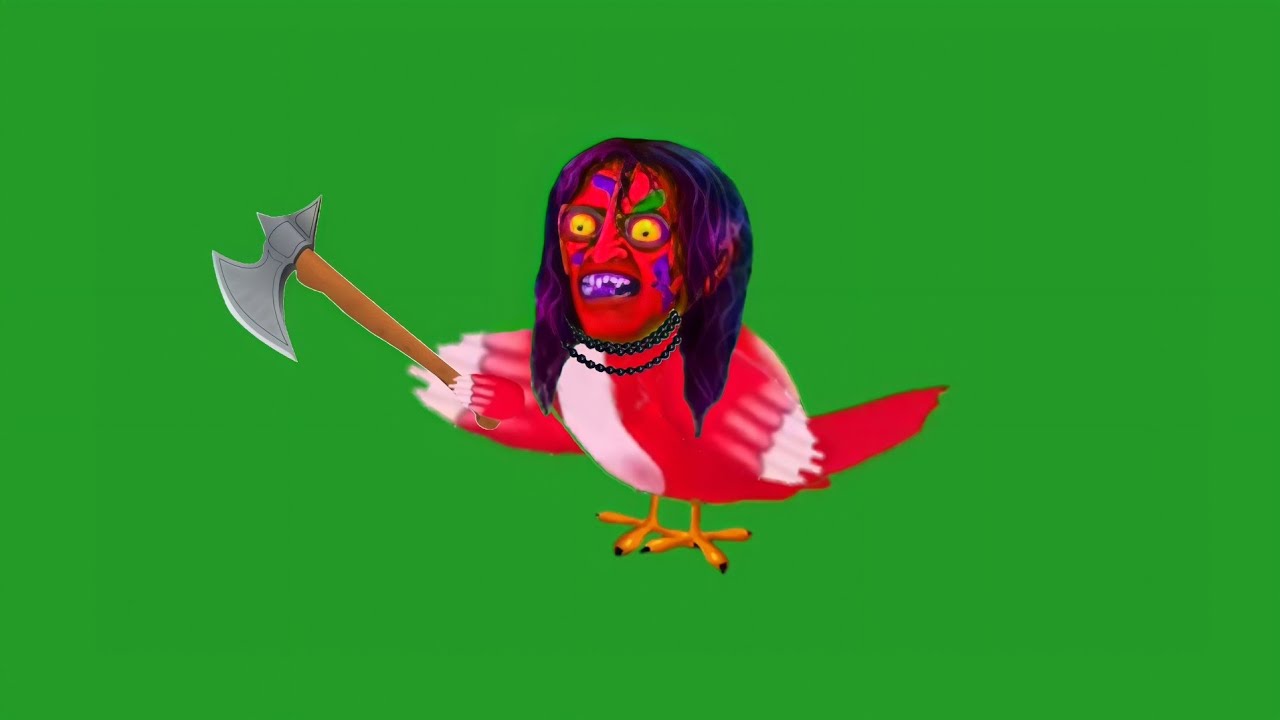 tuni chidiya red chudail green screen/tuni chidiya cartoon/bird cartoon ...