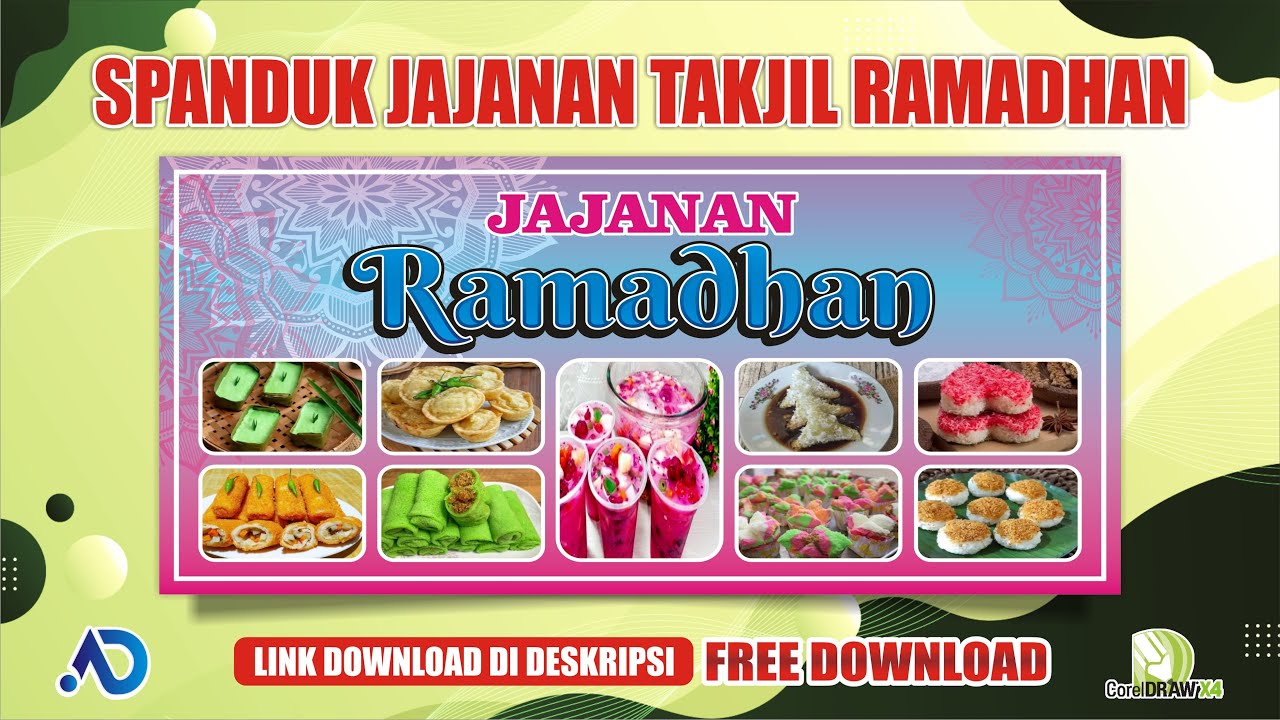 DESAIN SPANDUK JAJANAN TAKJIL RAMADHAN 1446 H / 2025 M - BANNER (Free ...