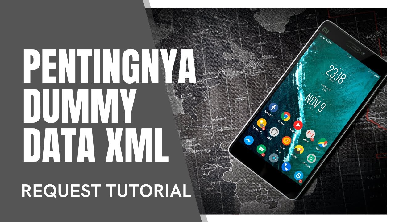 Pentingnya data dummy di XML Android - YouTube
