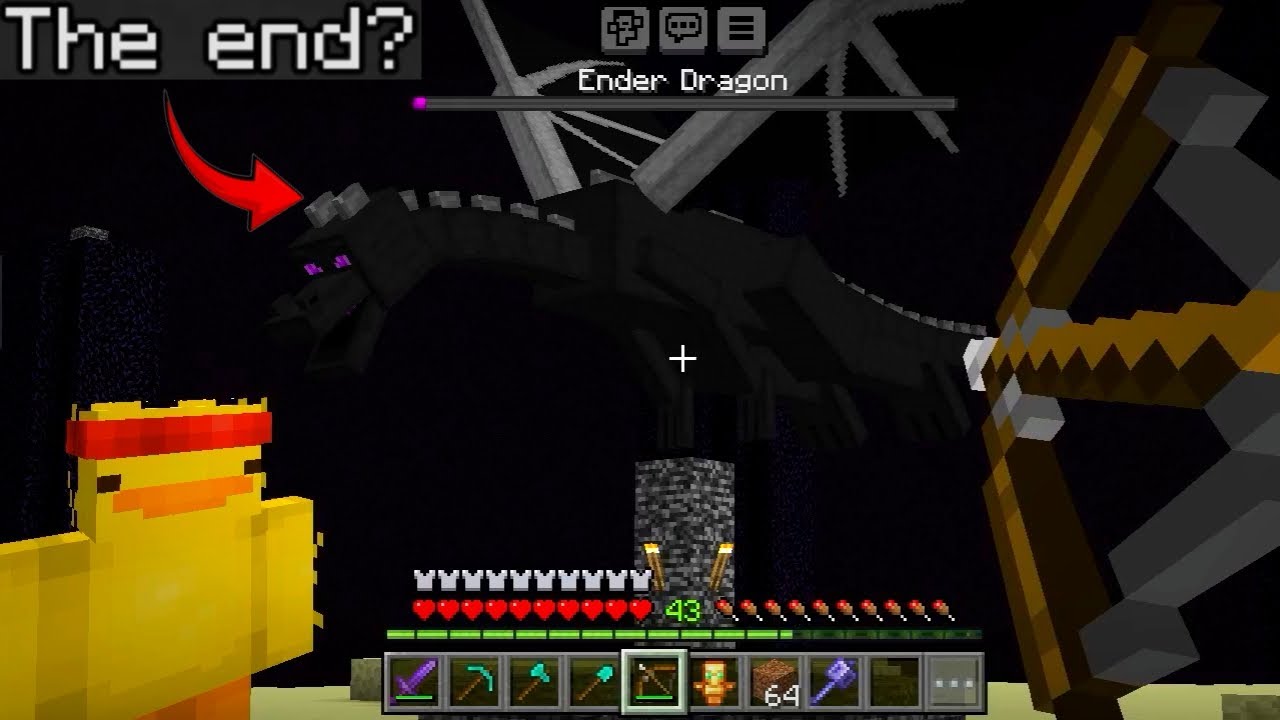 pinatay na namin Ang Dragon sa Minecraft unity #4 - YouTube