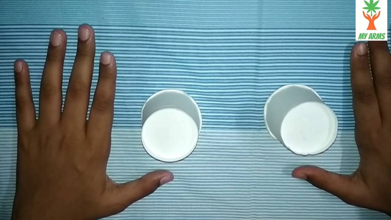Magic trick with cups - YouTube