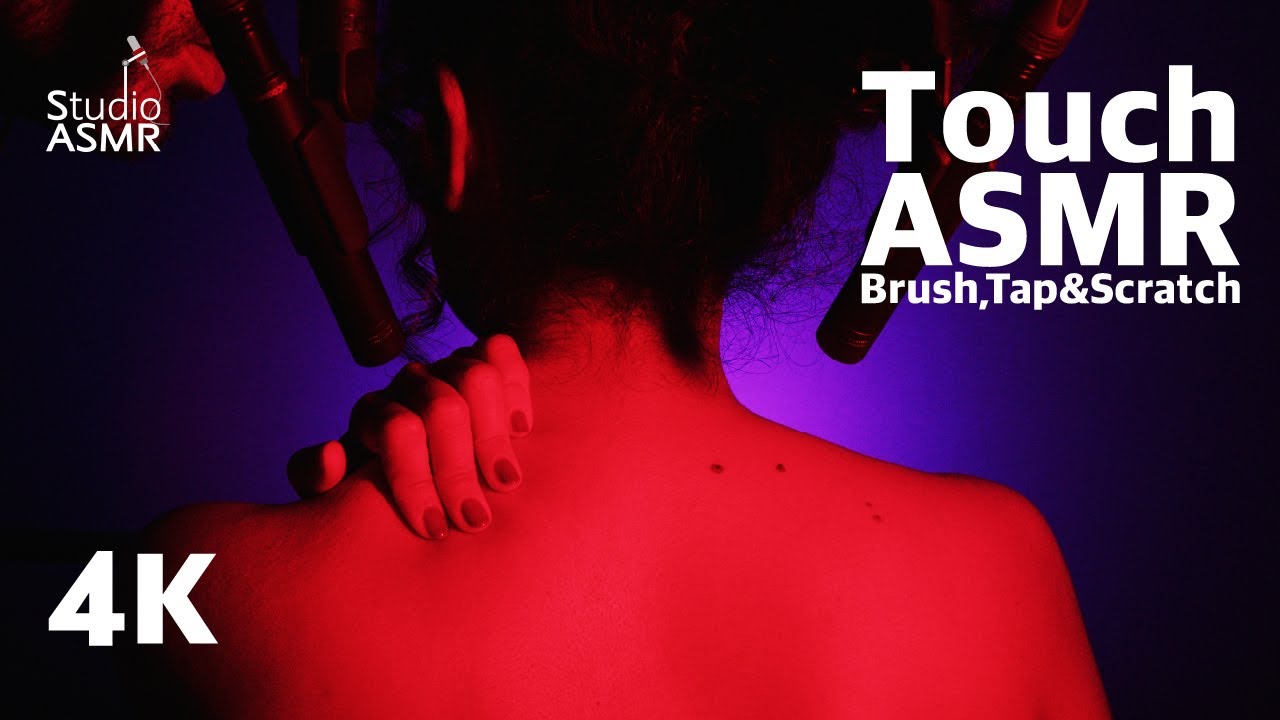 Studio ASMR 4K | Touch ASMR | Relaxing Back & Shoulder ASMR | Tapping ...