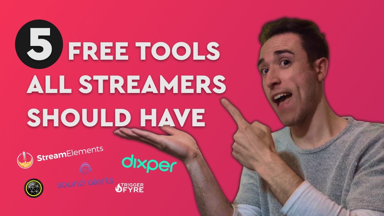 The BEST 5 FREE TOOLS For Streamers - YouTube