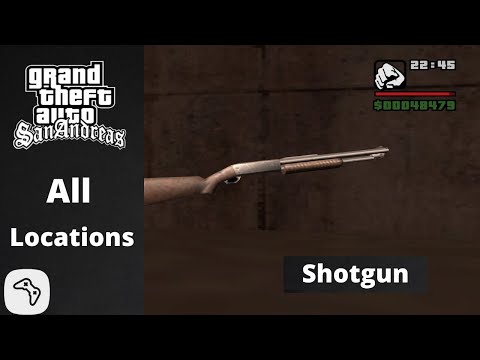 GTA San Andreas Weapon Locations #6 l Shotgun Locations l 1080p HD l New