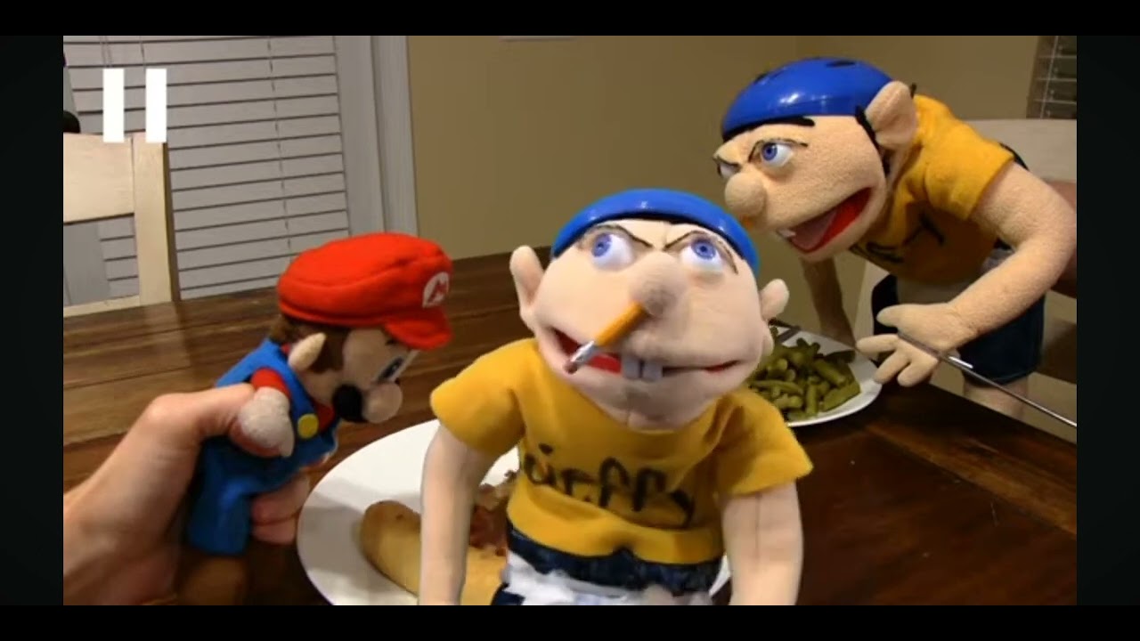 Jeffy holds up phrase original scene - YouTube