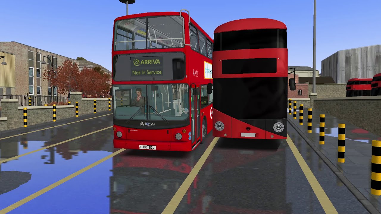 Omsi 2 Add On London Route 59 Streatham to Aldwych ALX 400 DAF DB250 ...