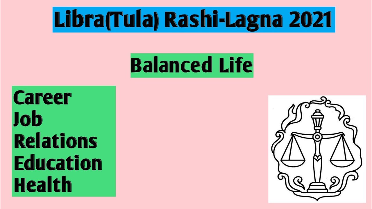 Libra(Tula) Rashi- Lagna complete Prediction -2021 in details. - YouTube
