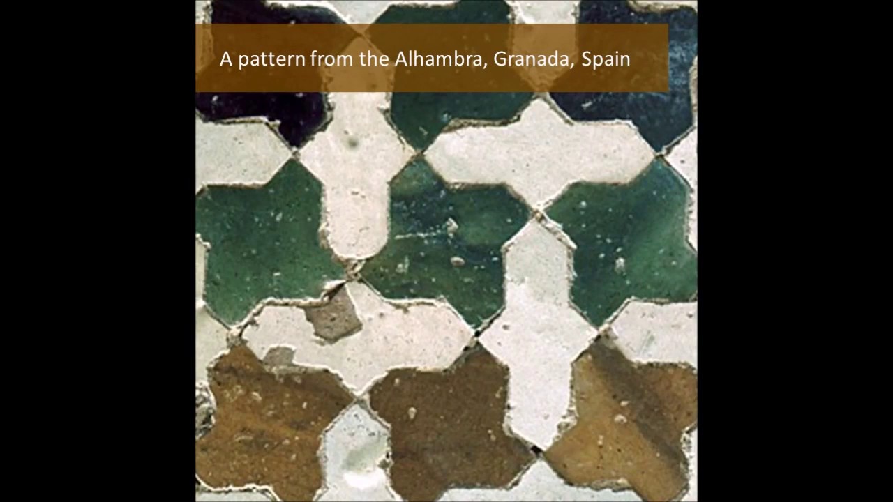 #12 Alhambra Granada - How to draw Islamic Geometry - زخارف اسلامية ...