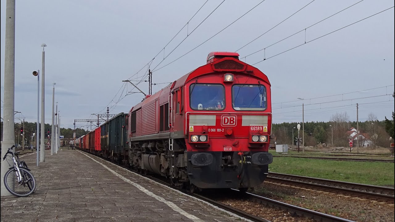 [DB Cargo Polska] 66189 ze składem węglarek i gazówek | Maksymilianowo ...