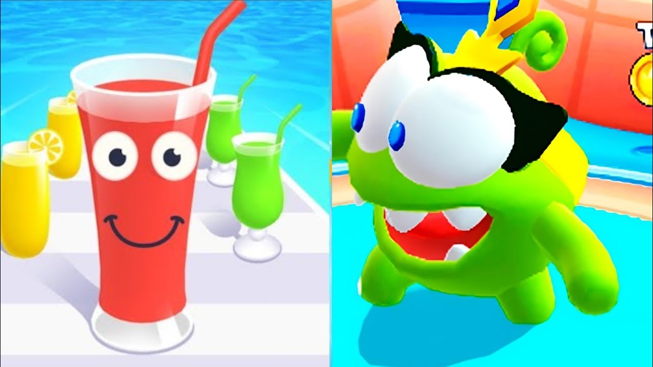 Juice Runner vs Om Nom Run Gameplay HD - YouTube