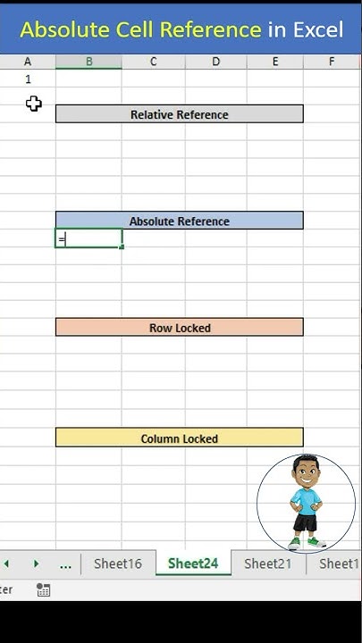 Absolute Cell Reference in Excel #excel #msexcel #exceltips #exceltutorial #microsoftexcel # ...