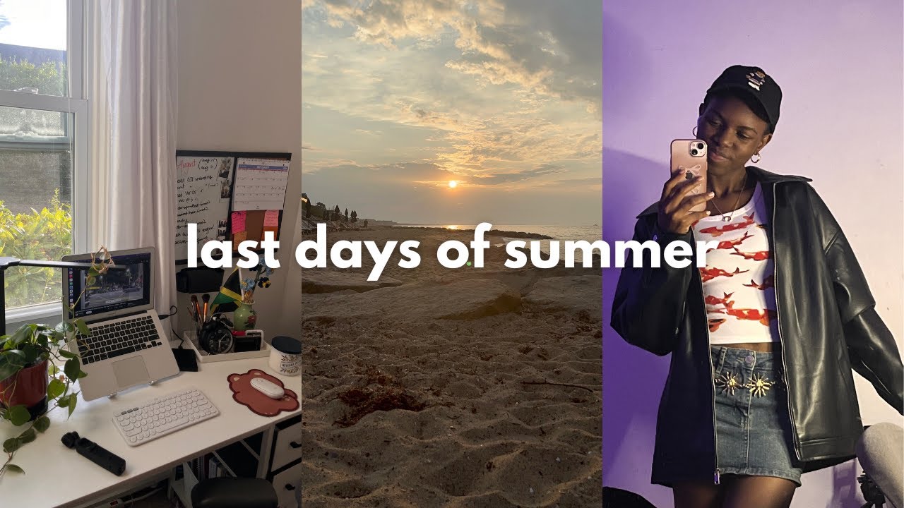 last days of summer 🌊 waking up at 5 am, solo date, mini room makeover ...
