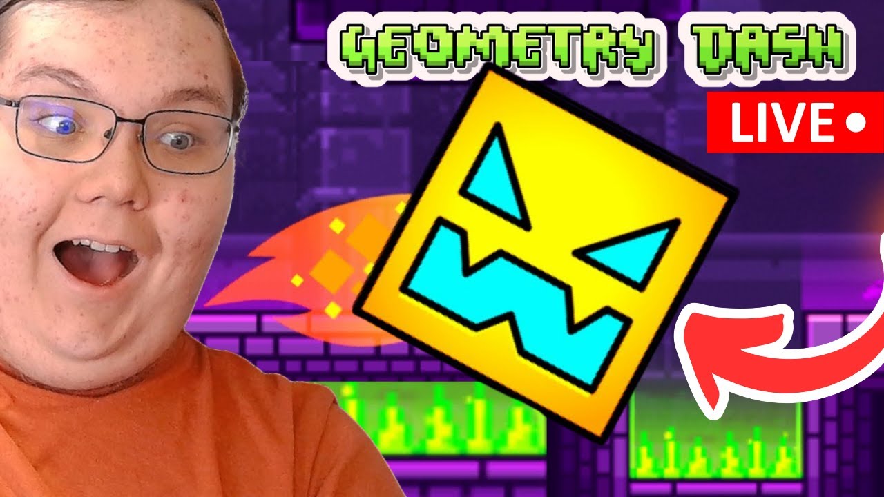 GEOMETRY DASH LIVE!! 🔴 - YouTube