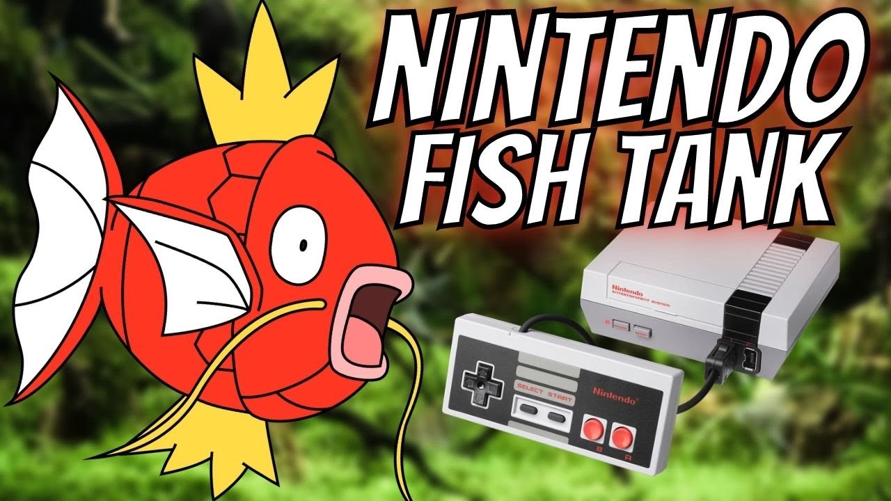 Take a LOOK at the New NINTENDO FISH TANK - Aquascspe. - YouTube