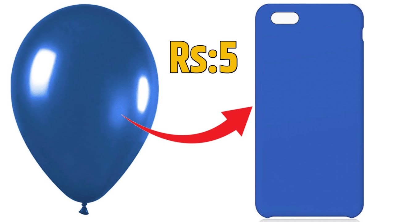 how to make balloon cover of mobile/balloon cover for phone/balloon ...