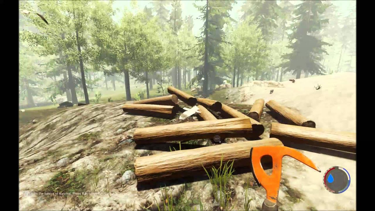 A beginners guide to The Forest part one: Shelter - YouTube