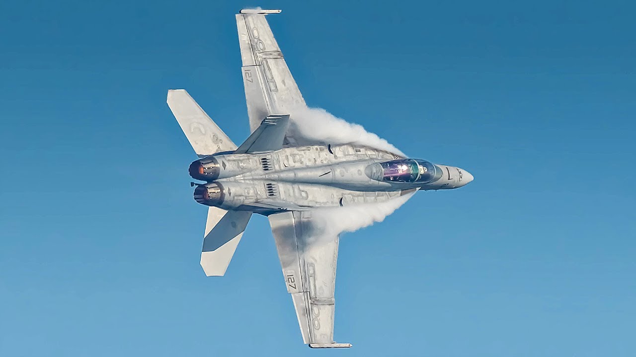 LOUD F/A-18 Super Hornet Demo - Pacific Airshow 2024 - YouTube
