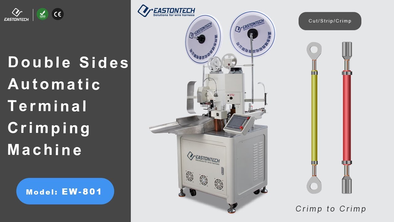 EASTONTECH EW-801 Full Automatic Terminal Machine Press Machine (Double ...