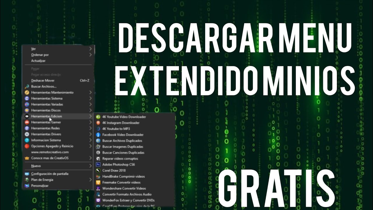 DESCARGAR MENU EXTENDIDO CUALQUIER MINIOS!!!🔥🔥🔥 - YouTube