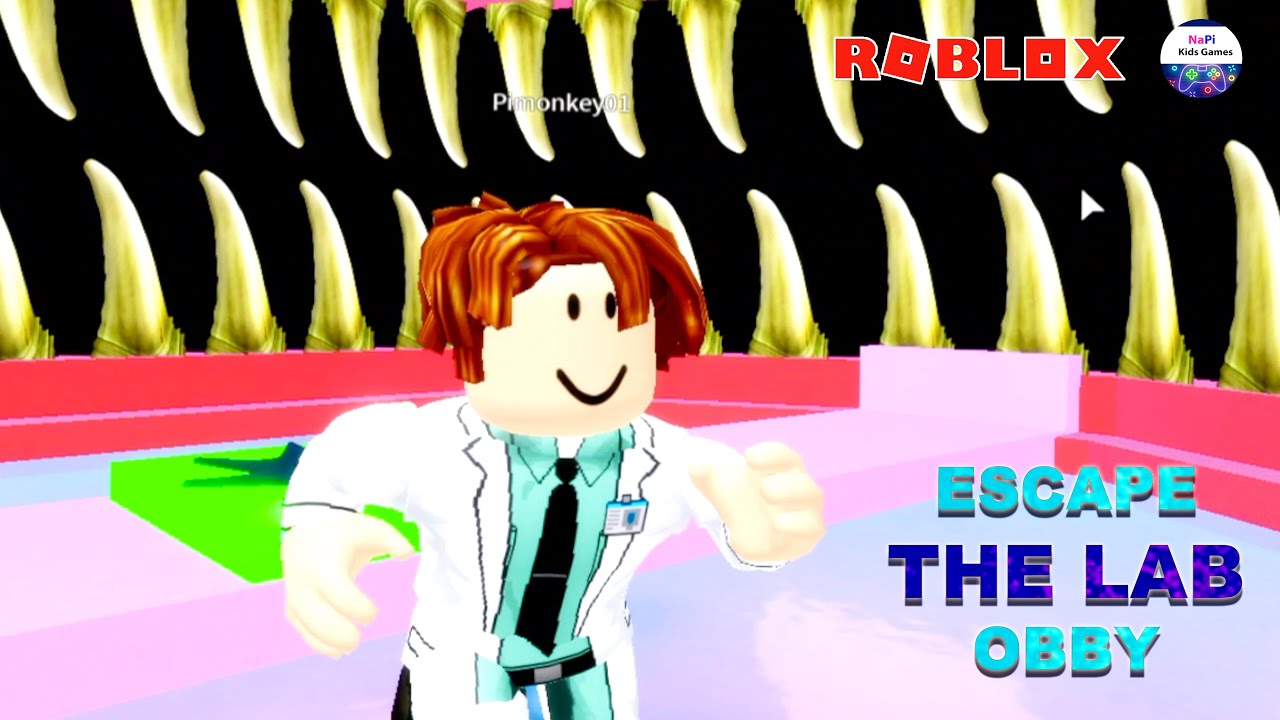 Roblox ESCAPE THE LAB OBBY | NaPi Kids Games - YouTube
