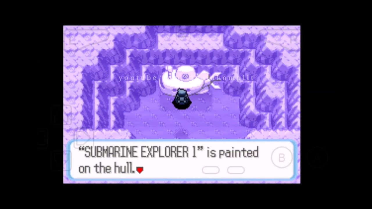 Sootopolis City: Submarine Explorer Cavern Pokemon Ruby - YouTube