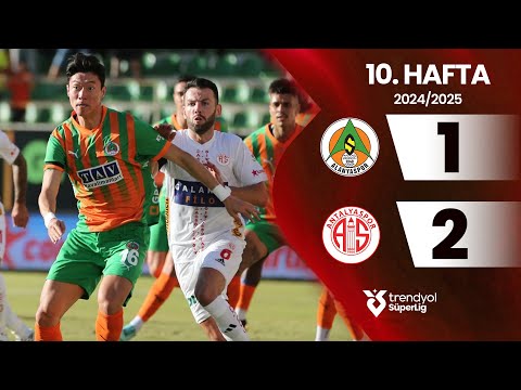 Alanyaspor (1-2) Antalyaspor | 10. Hafta - Trendyol Süper Lig 2024/2025 Sezonu