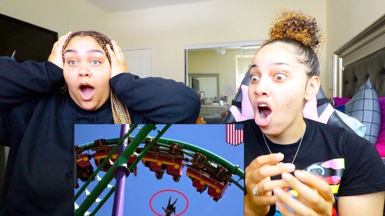 Amusement Park Fails Compilation Reaction - YouTube