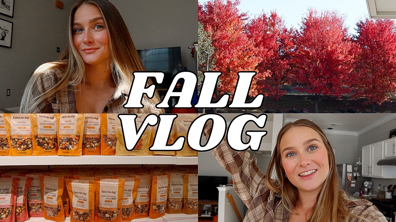 FALL WEEKEND VLOG: Target Shopping, Making Caramel Apples, Pumpkin ...