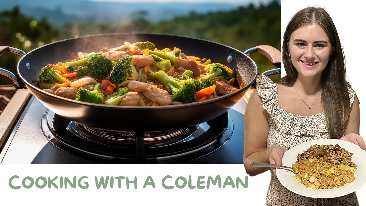Easy Chinese Dinner - Cooking Outside (Organic) - YouTube