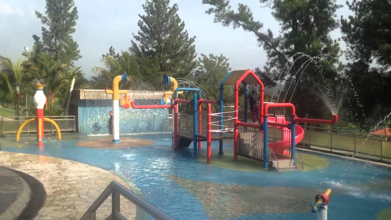 Nilai Springs Resort pool area - YouTube