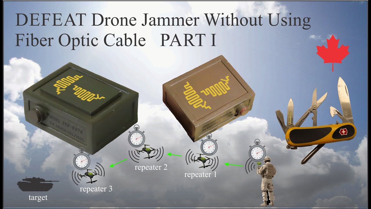 Defeat Drone Jammer Without Using Fiber Optic Cable PART I 33 - YouTube