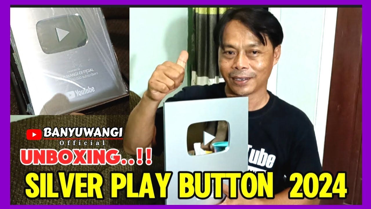 UNBOXING SILVER PLAY BUTTON YOUTUBE 100K SUBSCRIBER 2024‼️ - YouTube