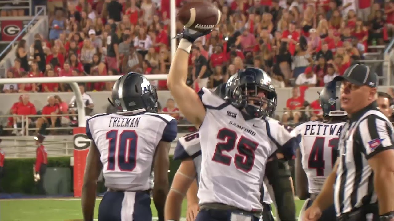 FB: Samford vs. Georgia Full Highlights - YouTube