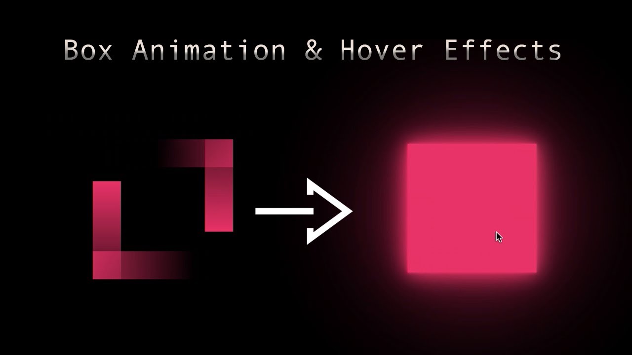 Box Animation & Hover Effects - YouTube