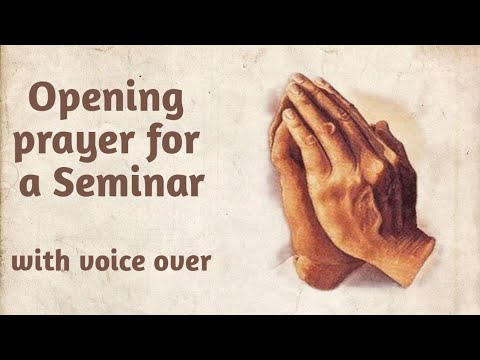 Opening Prayer