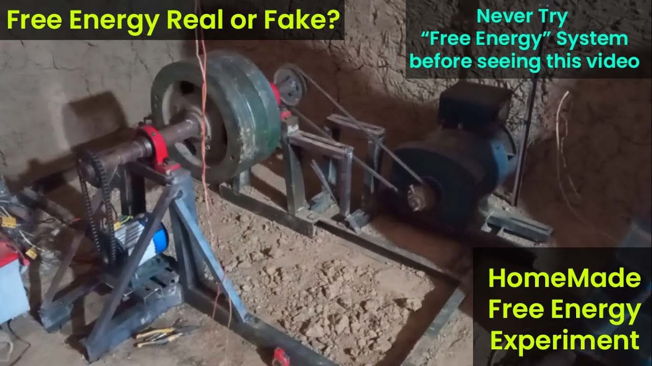 Making electricity with free energy. free energy generator real or fake ...