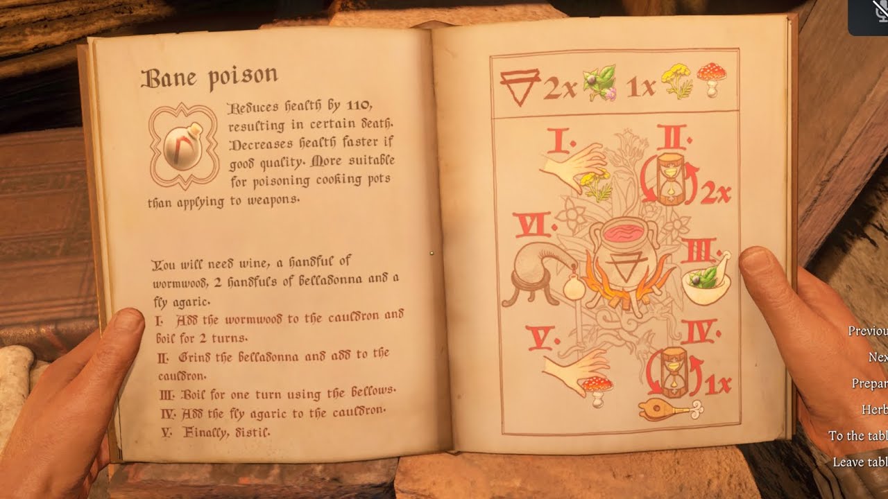 How to make bane poison (kingdom come deliverance 2) - YouTube
