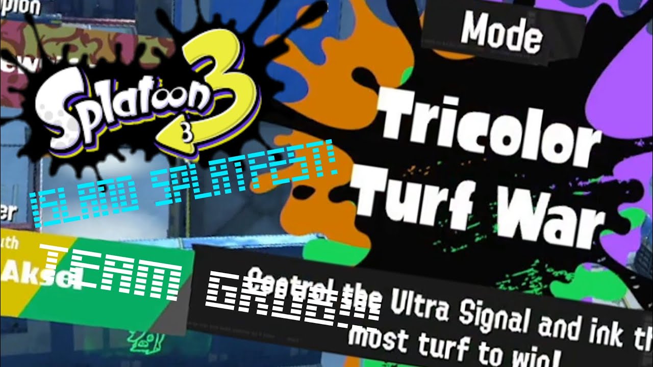 RARE FOOTAGE OF TRICOLOR BATTLE - Splatoon 3 Part 6! (Island Splatfest ...