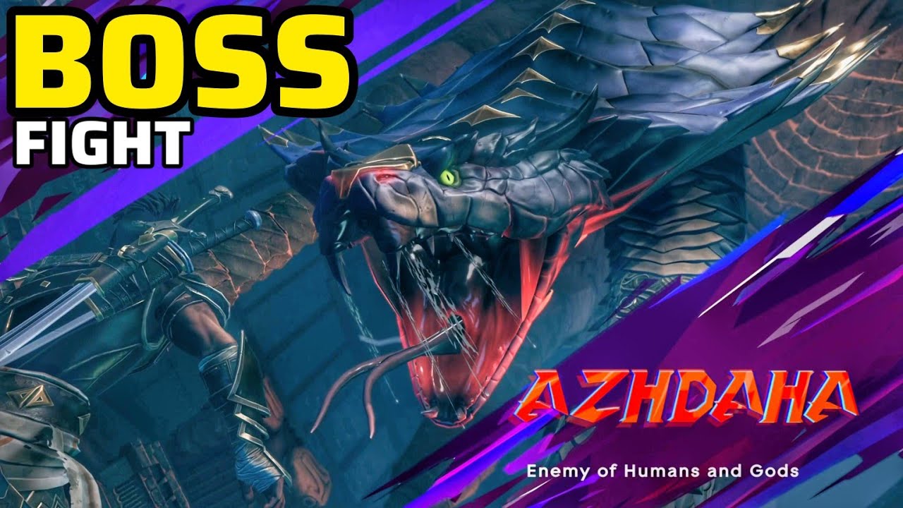 Azhdaha Snake BOSS Fight Gameplay | Hero Difficulty | Prince of Persia ...