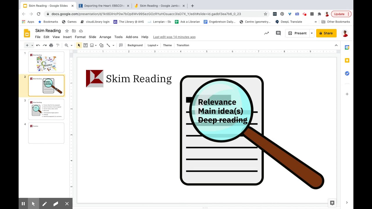 Skim Reading - YouTube