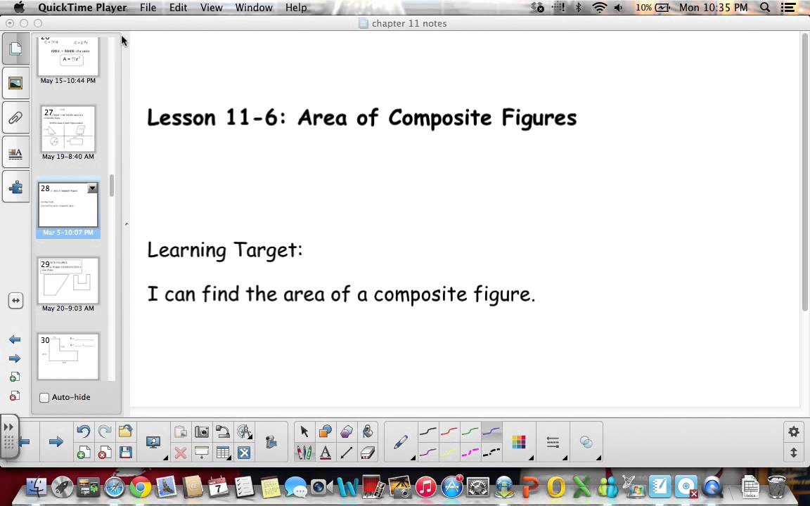 6th Grade Lesson 11 6 Composite Figures - YouTube