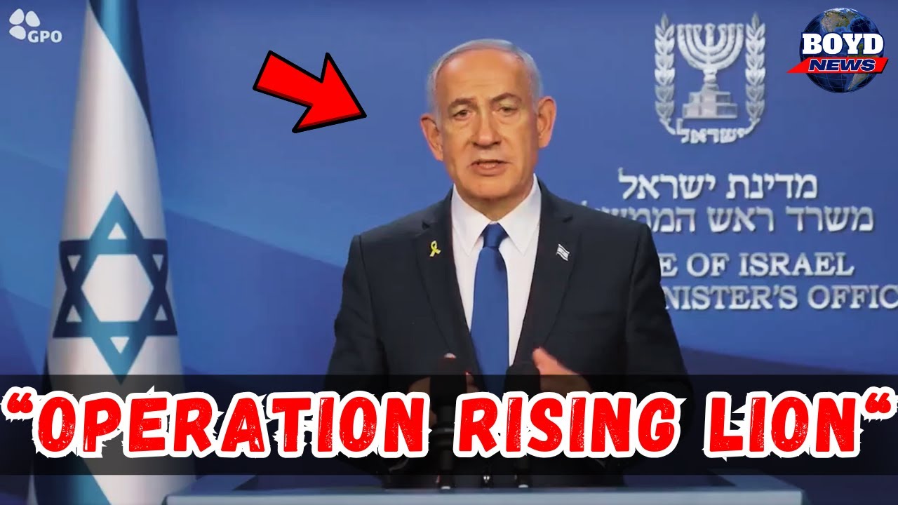 BENJAMIN NETANYAHU ANNOUNCES "OPERATION RISING LION" | MILITARY ...