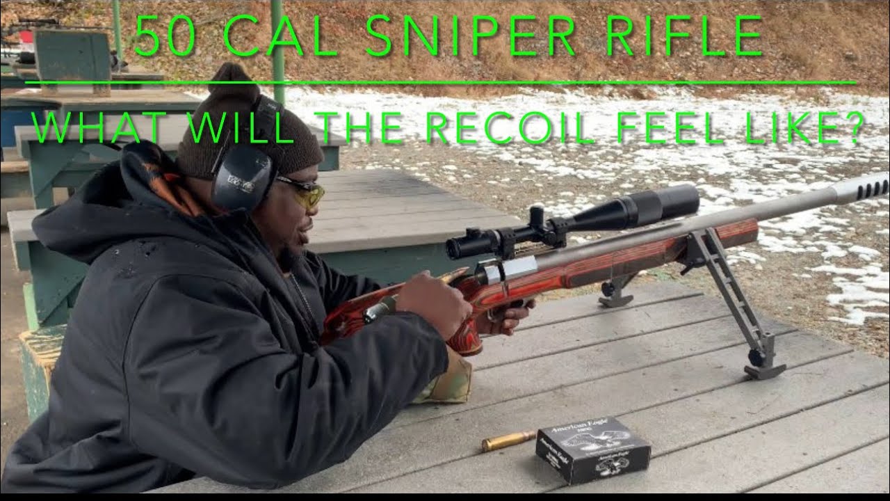My First Time Shooting a .50 Cal Sniper Rifle at the Range (Winter ...