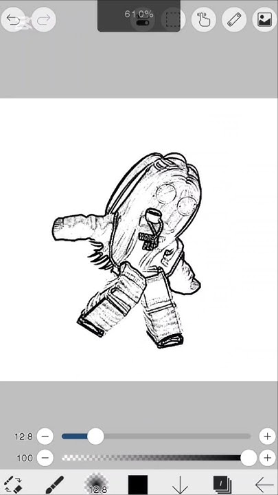 Tutorial of how to make your Roblox Avatar into a drawing in Ibispaint ...