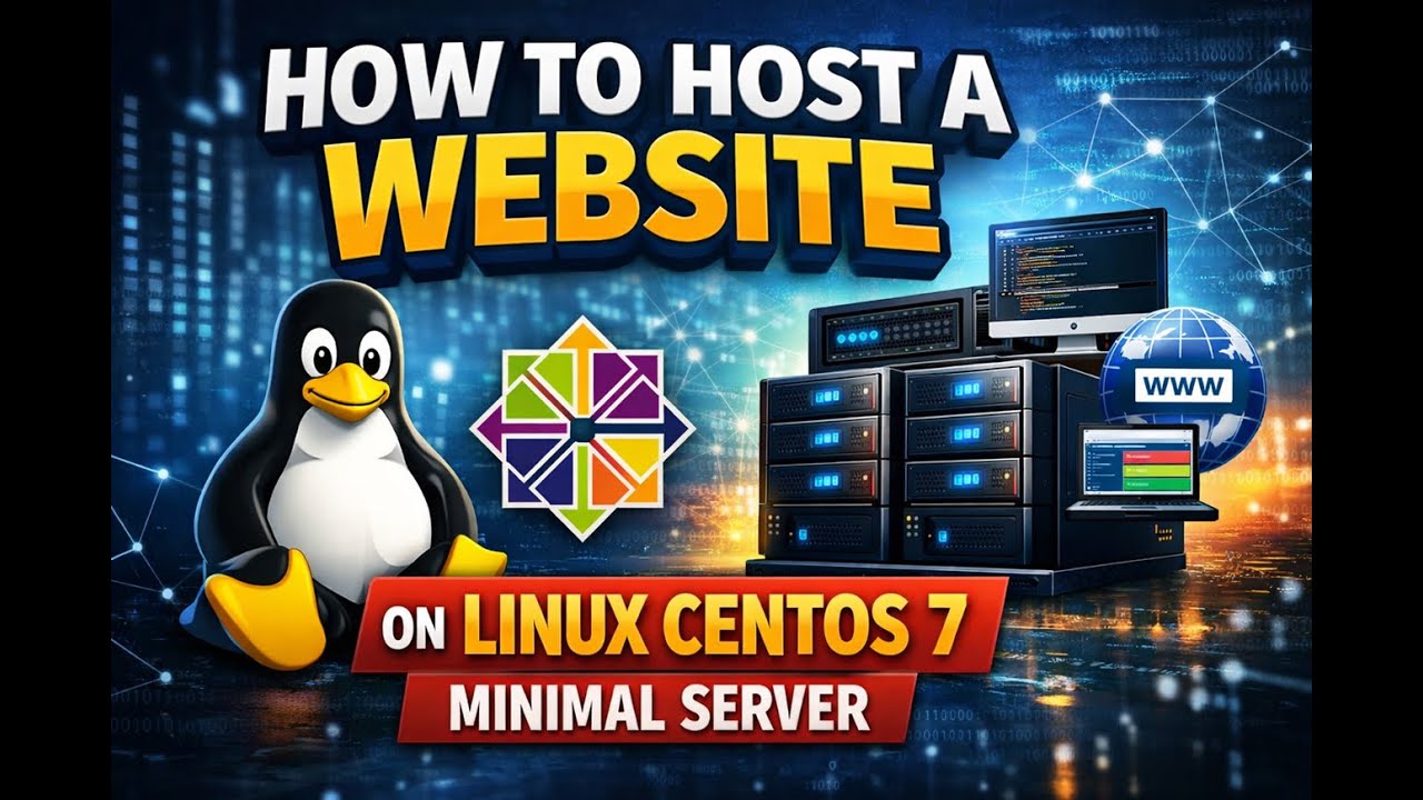 How to Host a Website on Linux CentOS_7 Minimal Server Step_By_Step ...