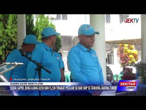 SEKDA SAPRIL BUKA AJANG 02SN DAN FL2SN TINGKAT PELAJAR SD DAN SMP SE TANJUNG JABUNG TIMUR