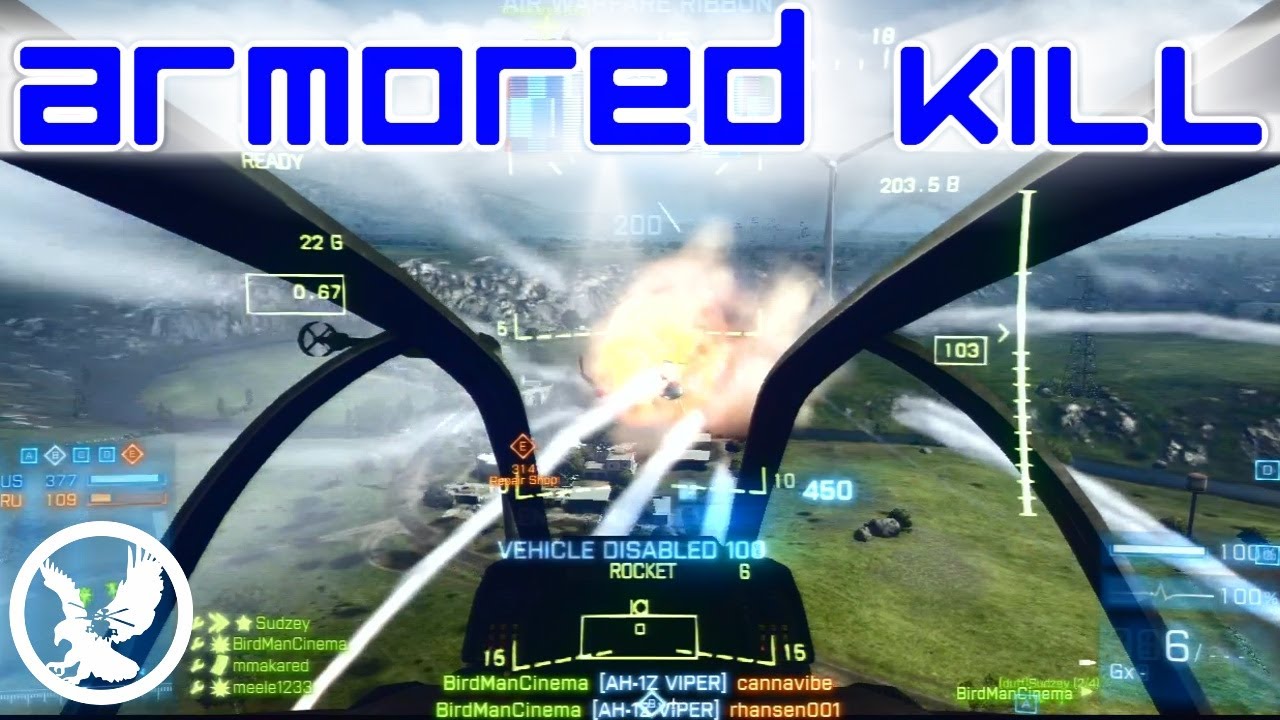 ARMORED KILL Helicopter Domination on Armored Shield (Battlefield 3 ...