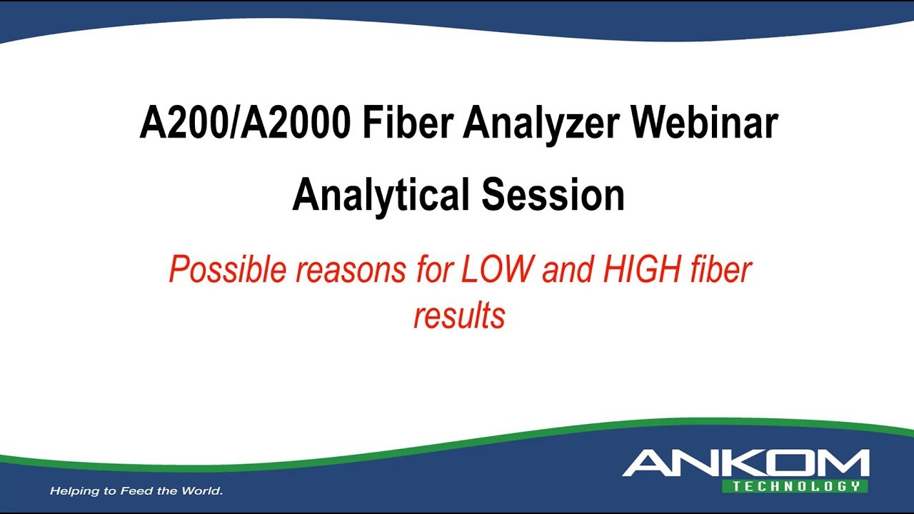 Crude Fiber Analysis, Operator's Manual ANKOM 200 Series, 47% OFF